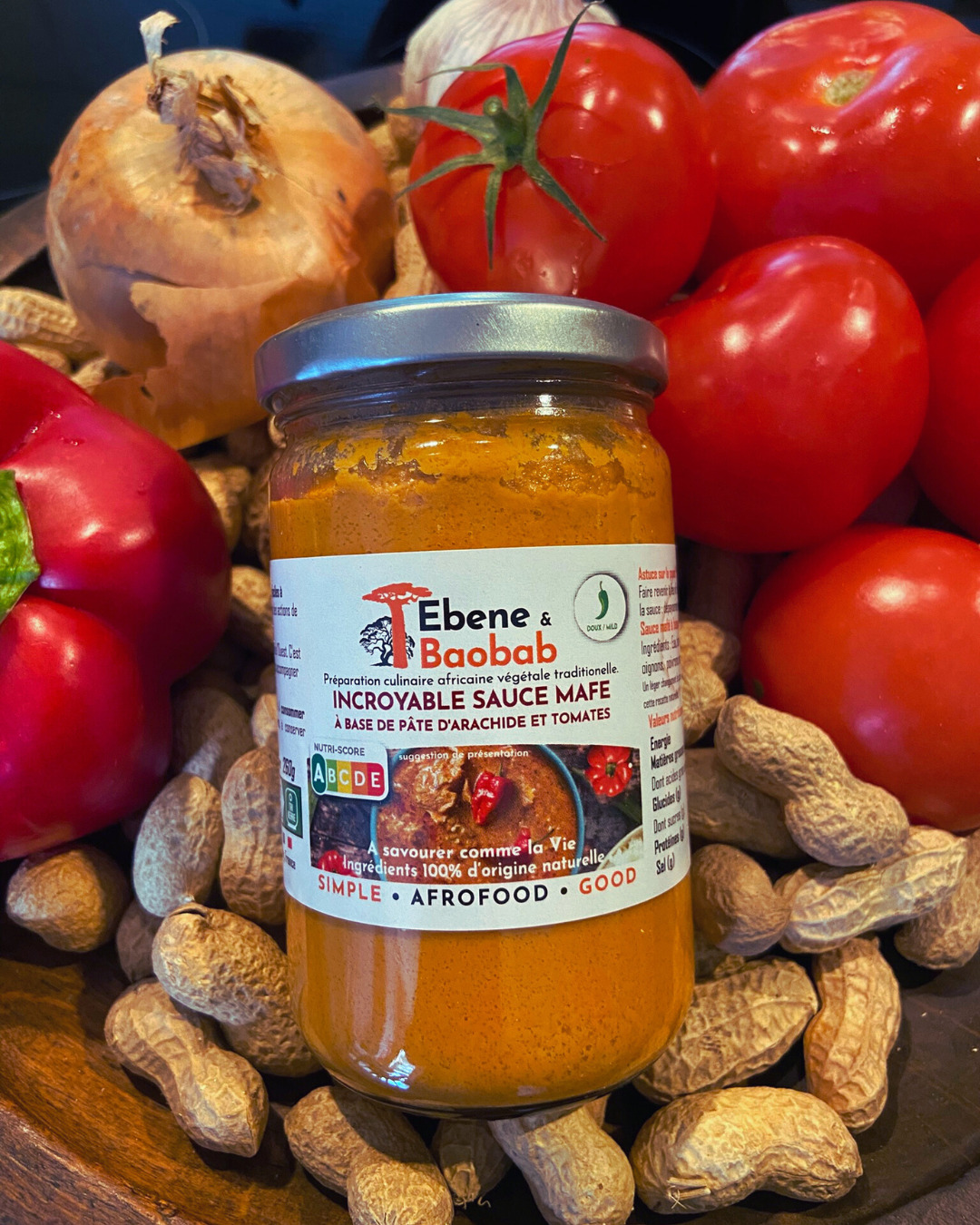 Sauce arachide pour Mafé - Ebène & Baobab